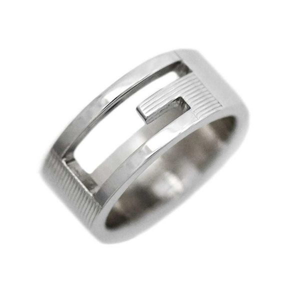 Gucci | Jewelry | Pre Loved Gucci Interlocking G Silver Ring Women ...